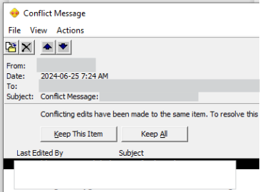 Calendar Meeting Conflict Message in Outlook – NAC IT Knowledgebase