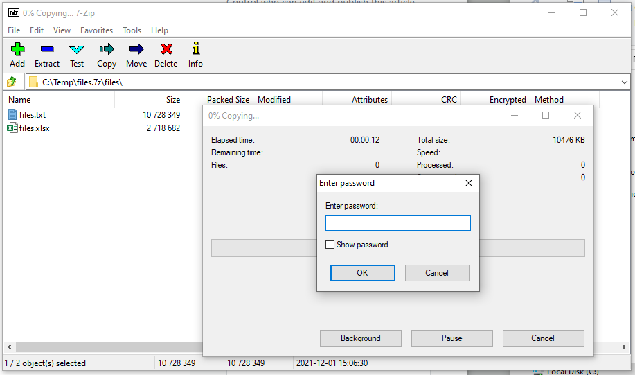 How to Open a 7-Zip (7Z) File – NAC IT Knowledgebase